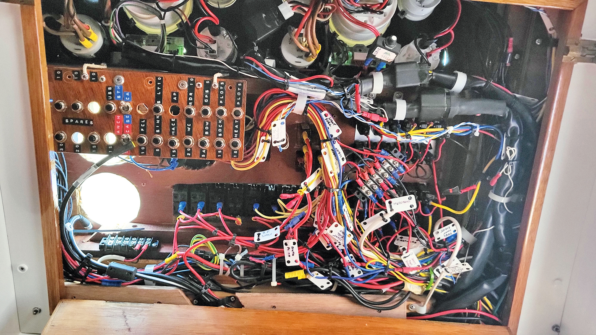 Wiring a marine dashboard panel on your boat - Practical Boat Owner