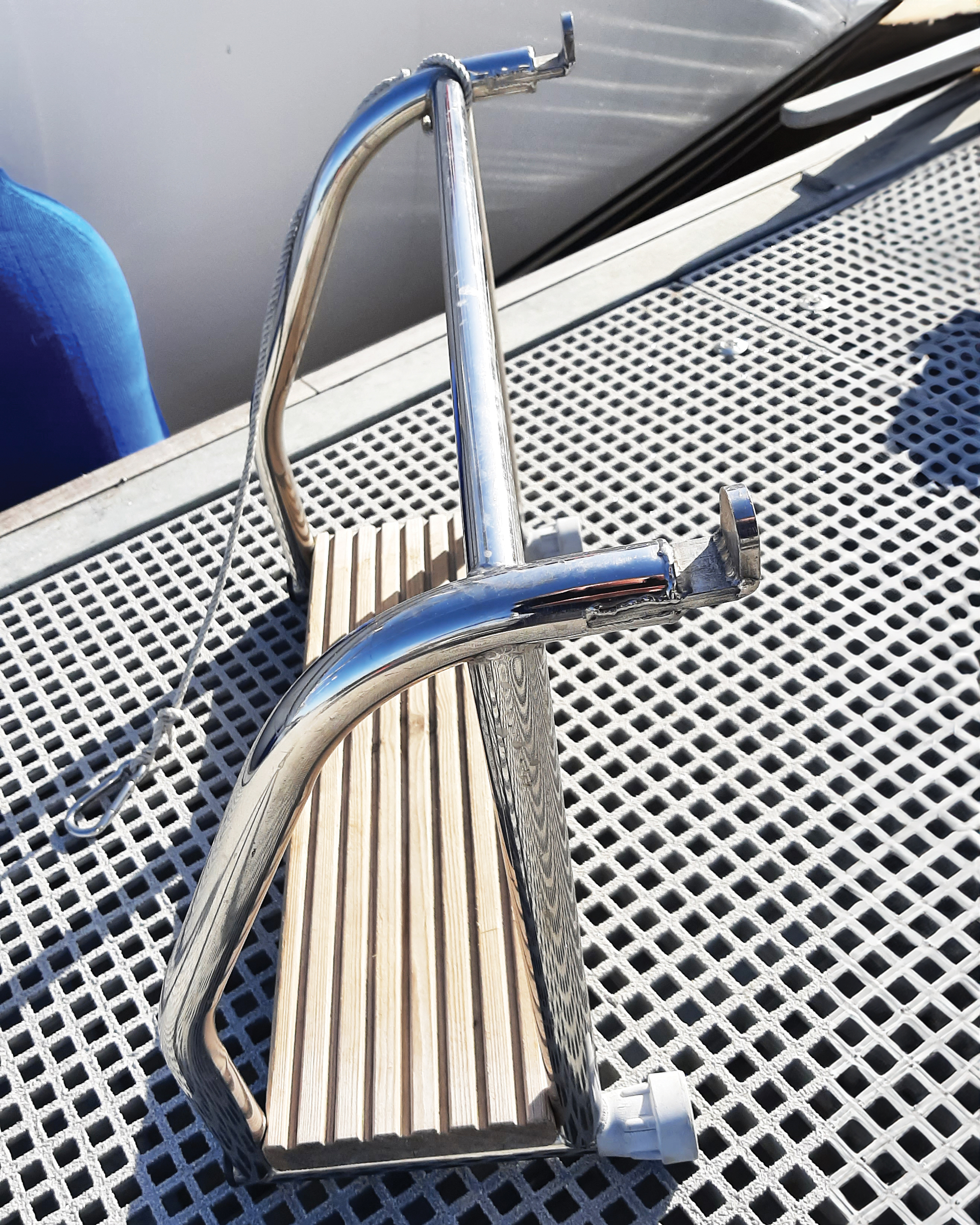 Make your own boat boarding step - Practical Boat Owner