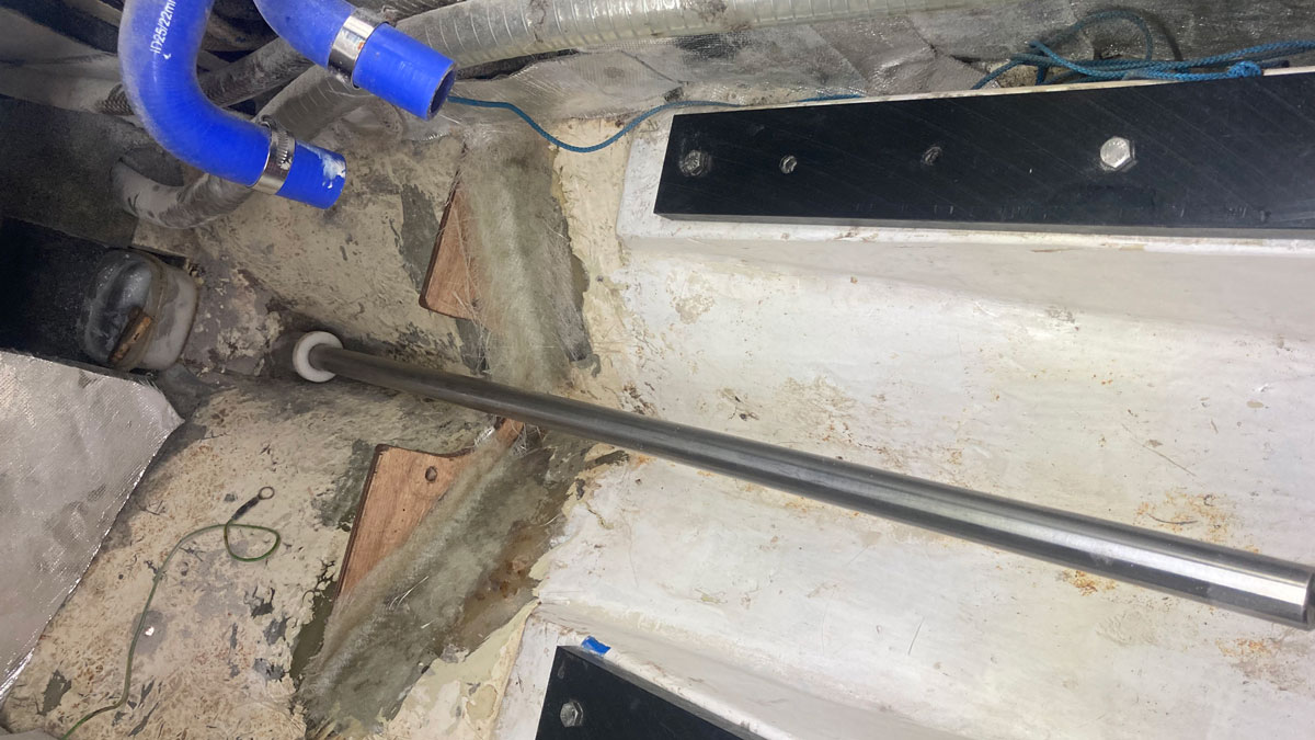 How to install a Halyard Aquadrive in a Contessa 32 - Practical Boat Owner