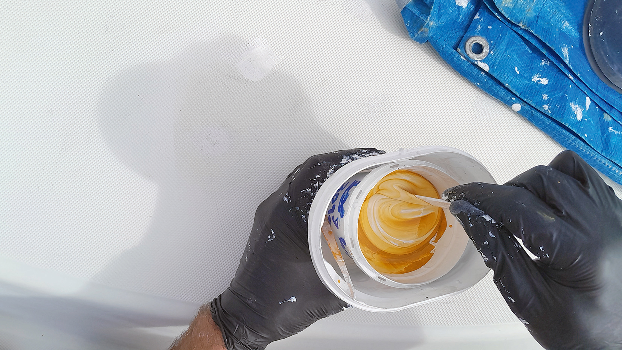 How I refreshed my deck with a gelcoat spray gun - Practical Boat Owner