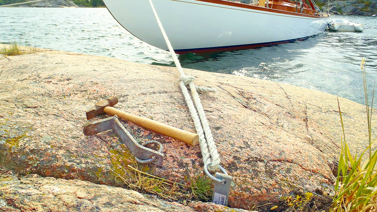 How to use a shore line to secure a boat at anchor - Practical Boat Owner