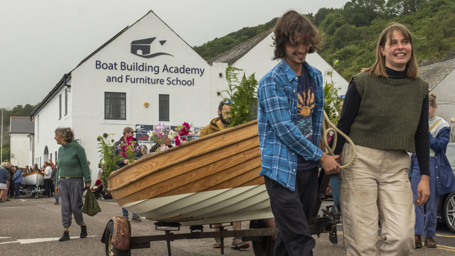 Princess Anne visits Boat Building Academy to support endangered marine ...
