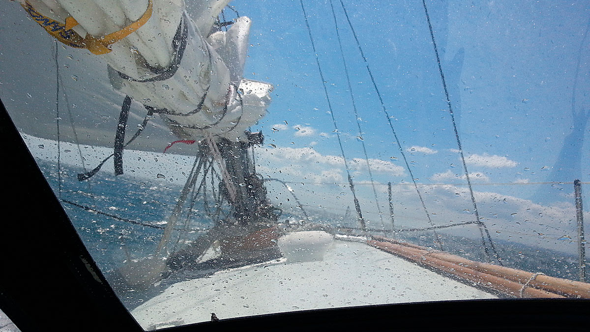 "A Force 8 gale turned the sea off Dover into a 'cauldron of confusion ...