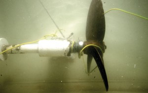 Propeller rope cutter test