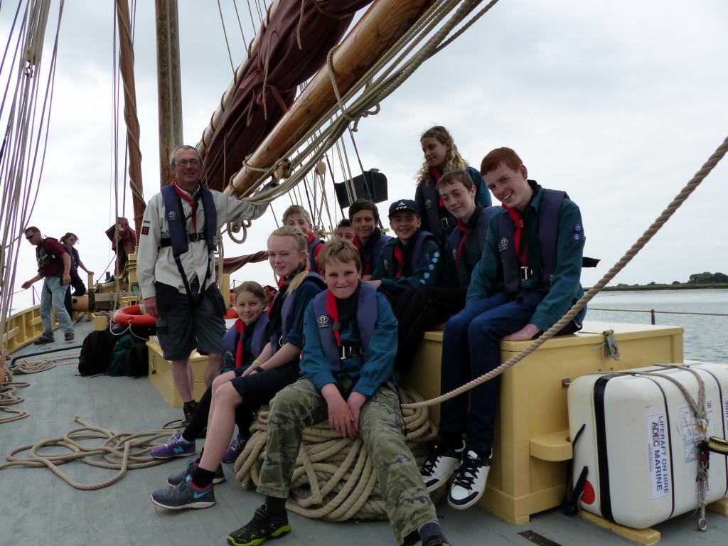 Scouts sail River Colne aboard 'Pioneer' - Yachting Monthly