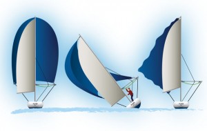 Which is the best way to sail downwind?