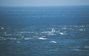 Sailing through overfalls