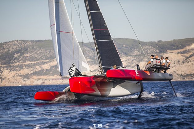 Sea trials for the flying TF10 trimaran - Yachting Monthly