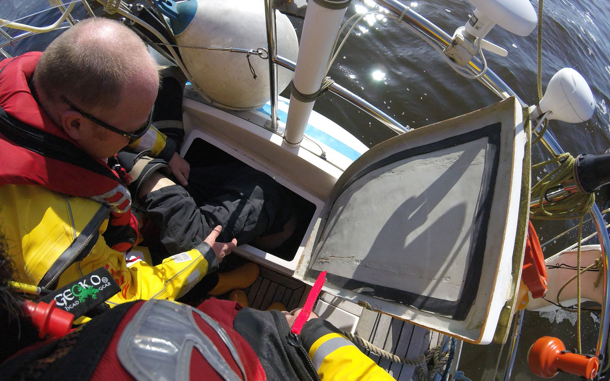 Stuck head-first in a cockpit locker - a true story - Yachting Monthly
