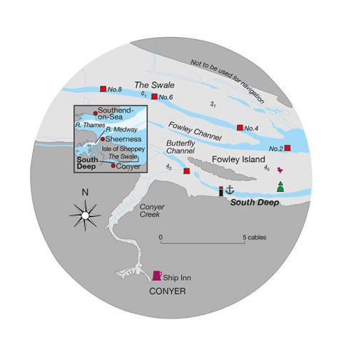 River Swale anchorage: South Deep - Yachting Monthly
