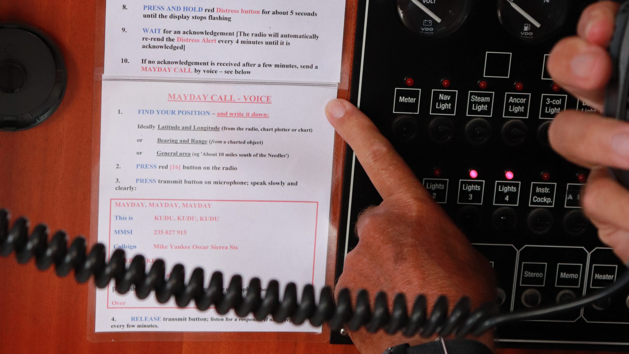 How to make a VHF radio Mayday call & Pan Pan call - Yachting Monthly