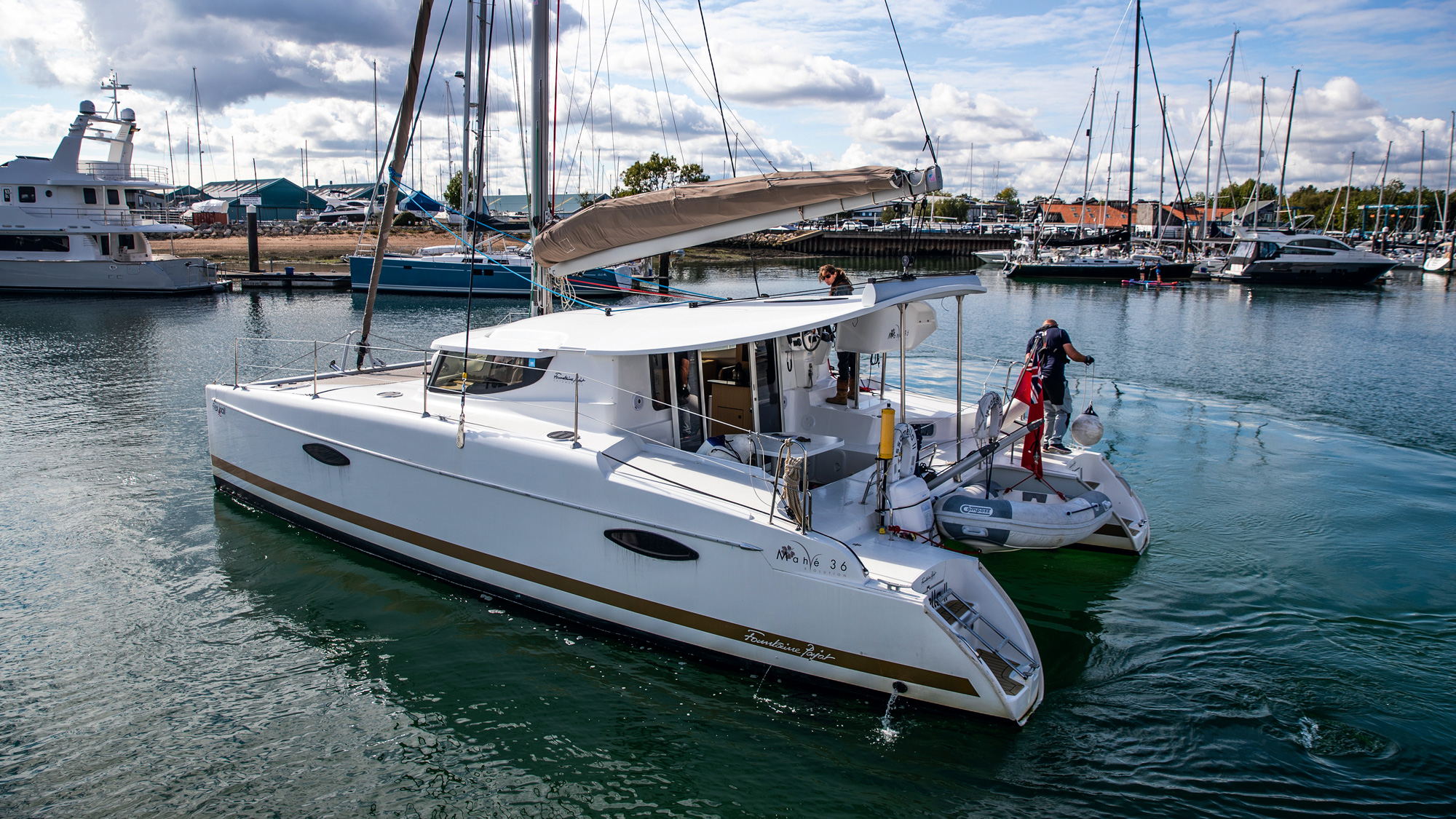 Catamaran sailing skills: Mooring and anchoring a multihull - Yachting ...