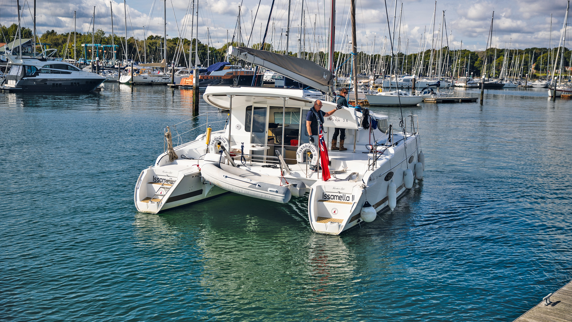 Catamaran sailing skills: Mooring and anchoring a multihull - Yachting ...