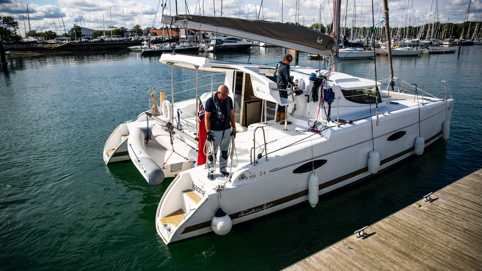 Catamaran sailing skills: Mooring and anchoring a multihull - Yachting ...