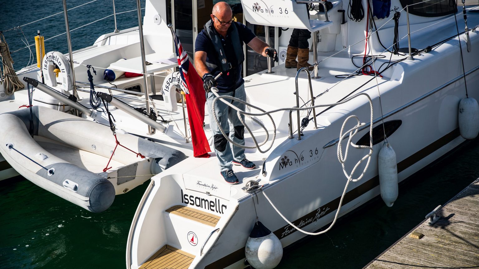 Catamaran sailing skills: Mooring and anchoring a multihull - Yachting ...