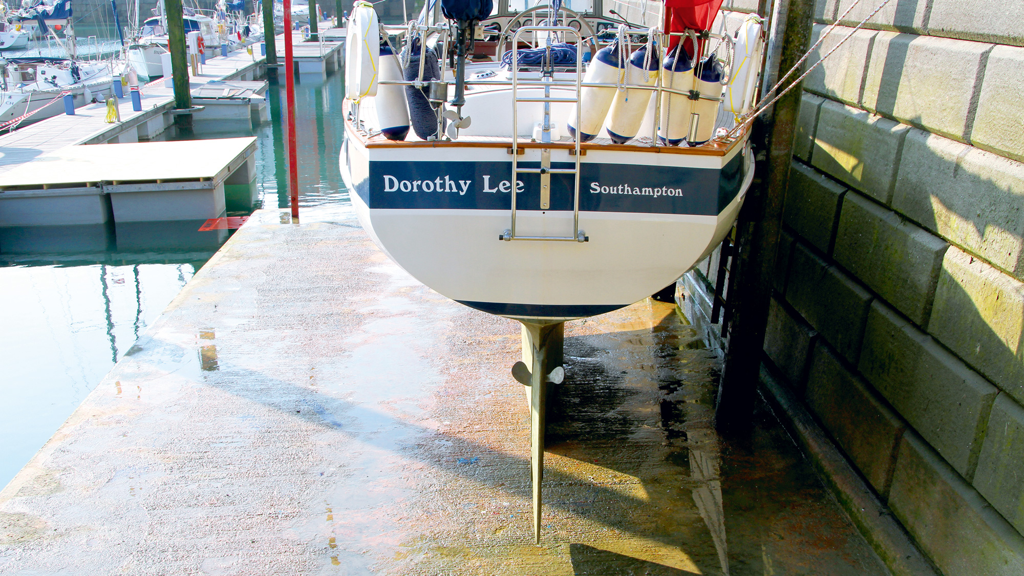 How to dry out alongside with your yacht - RiteSail