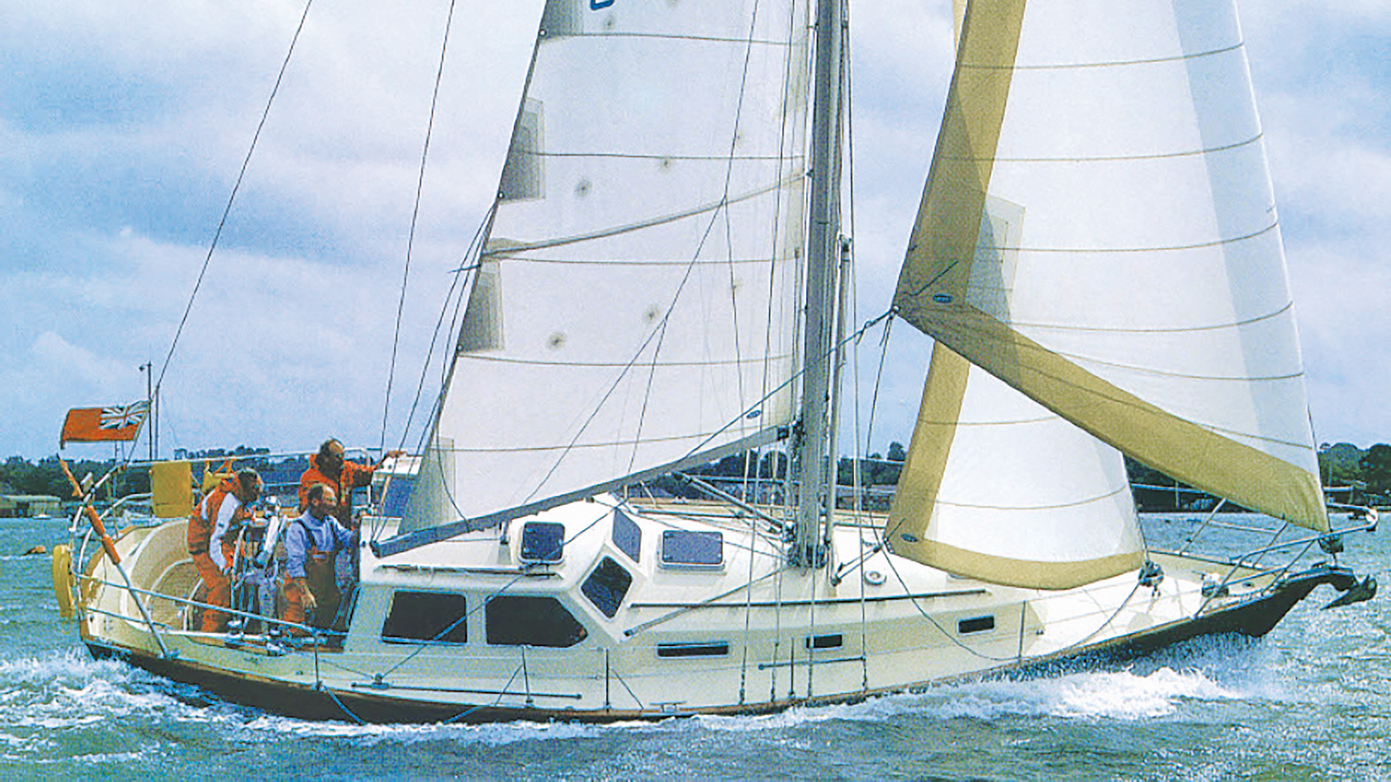 ‘An out-of-control 40ft motor cruiser reversed at speed into our stern ...