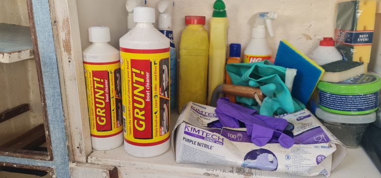 I tried Grunt boat cleaner and my boat has never looked so clean ...