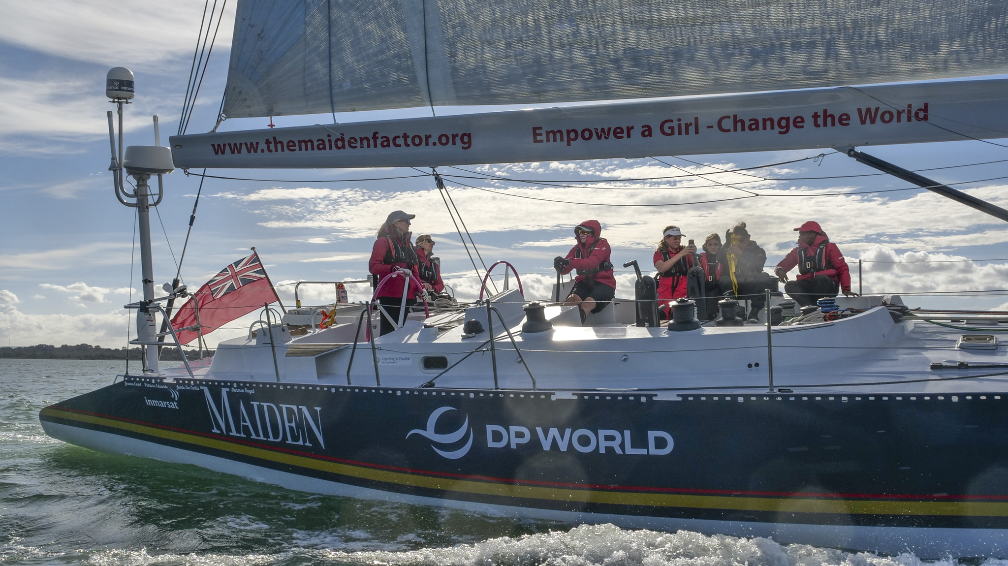 Maiden's all-female crew win the Ocean Globe Race