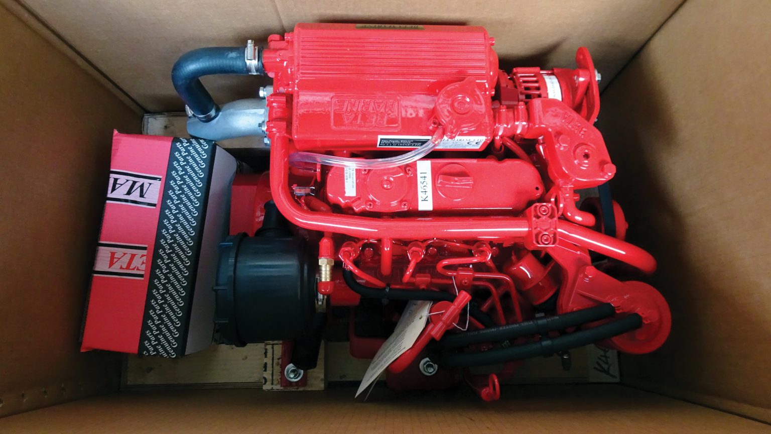 How we installed a new engine on our yacht