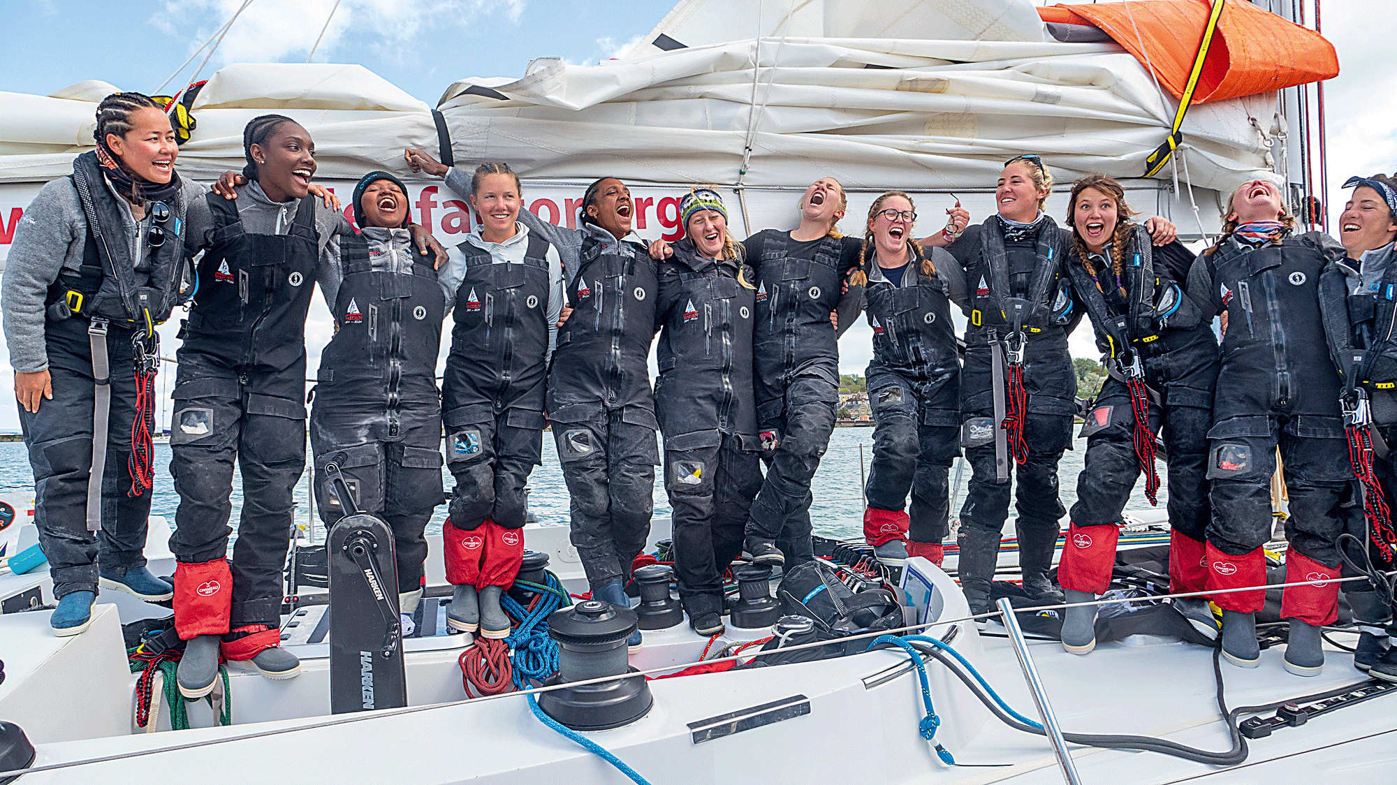 Maiden crew's First Mate Rachel Burgess: 'The girls showed how tough ...
