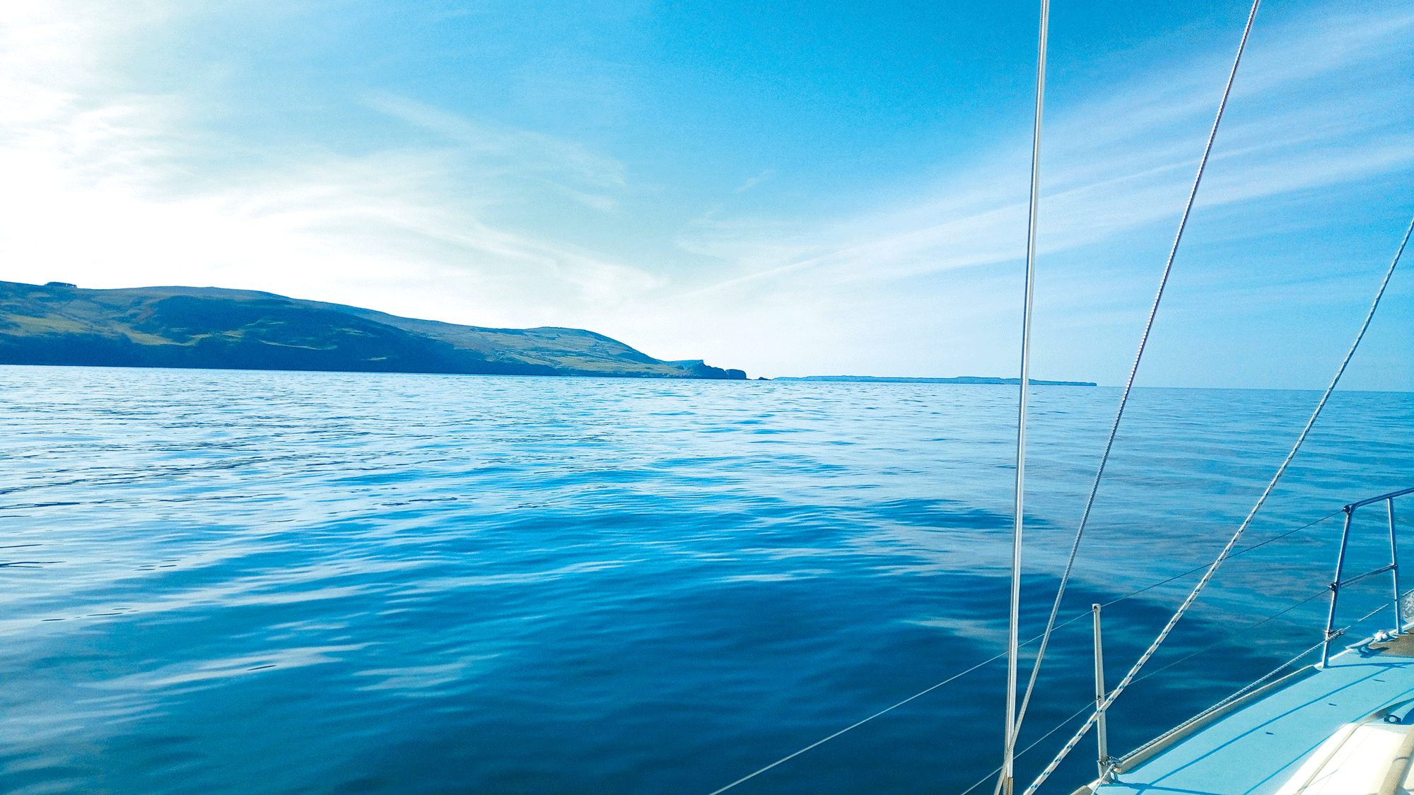 Sailing across the Irish Sea: 'We had never seen such evocative scenery'