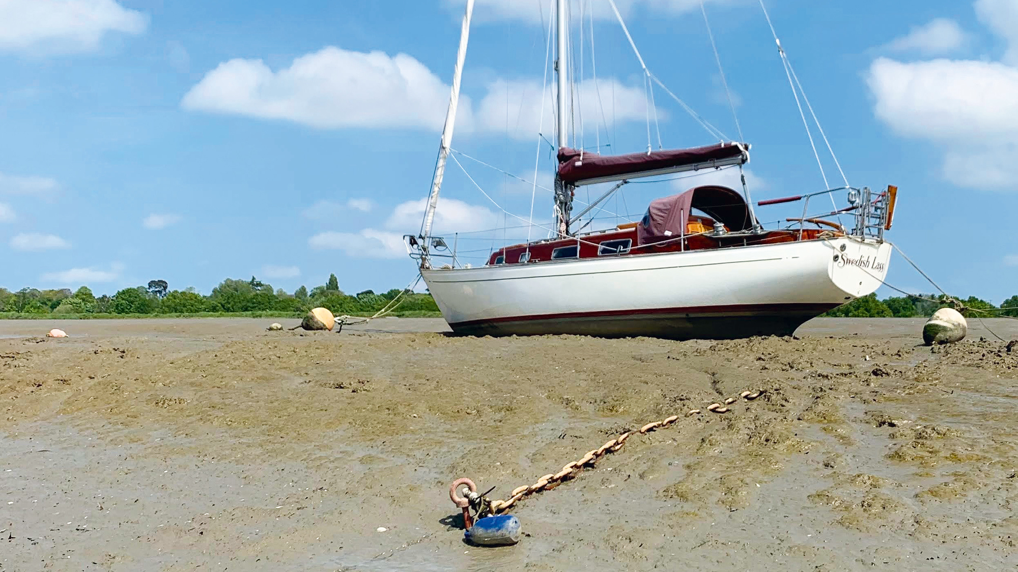 How I moved my mooring into deeper water better suited to my yacht