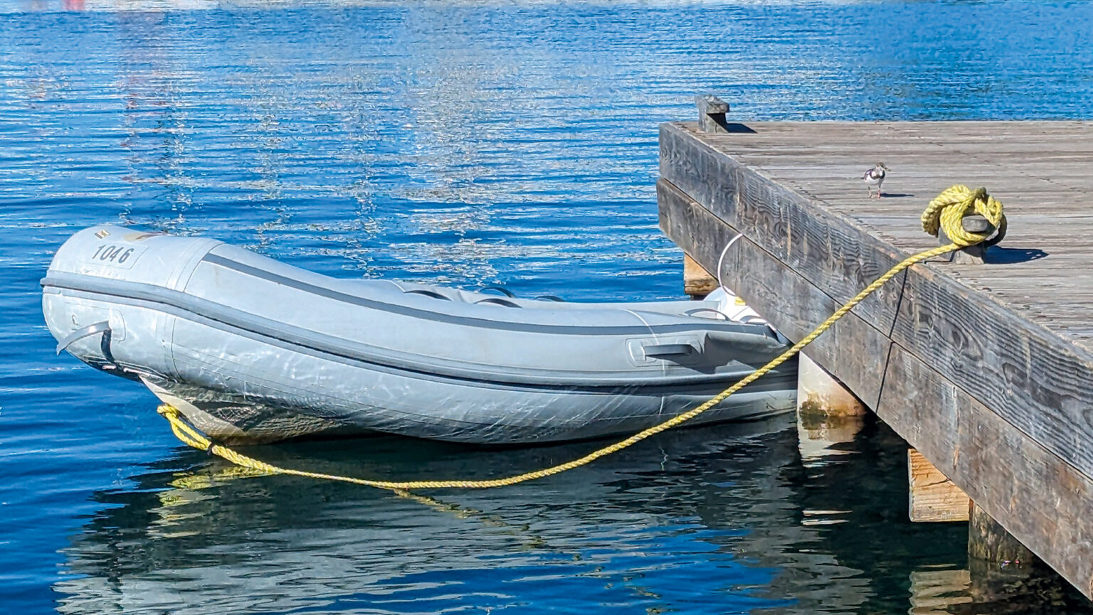 ‘Our dinghy outboard was being smashed to pieces by the swell ...