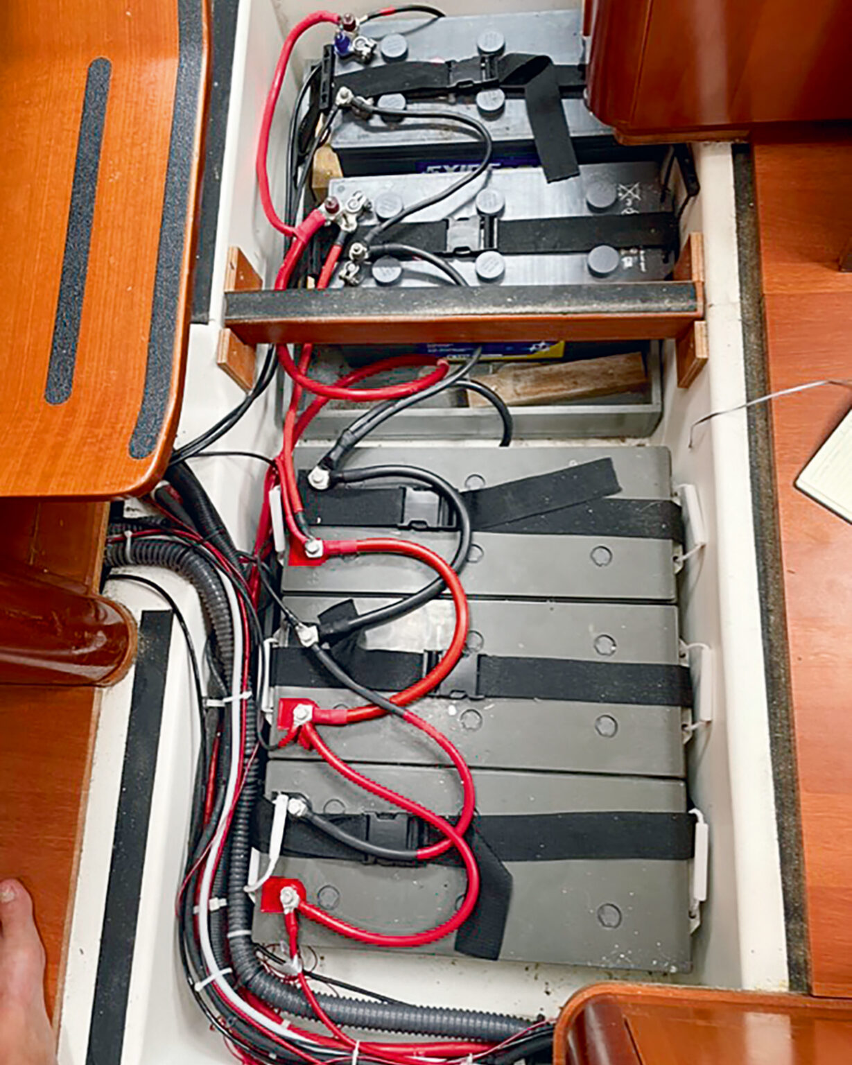 ‘When I made the change to lithium batteries on my yacht I saved space ...