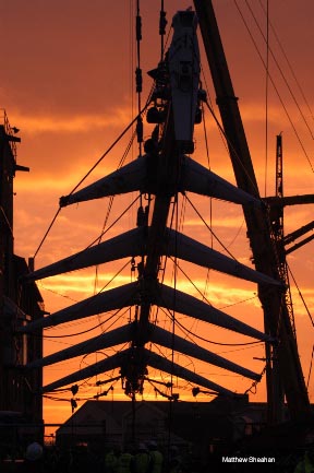 Mirabella V gets her rig - Yachting World