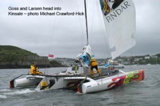 Goss and Larsen arrive in Kinsale - Yachting World