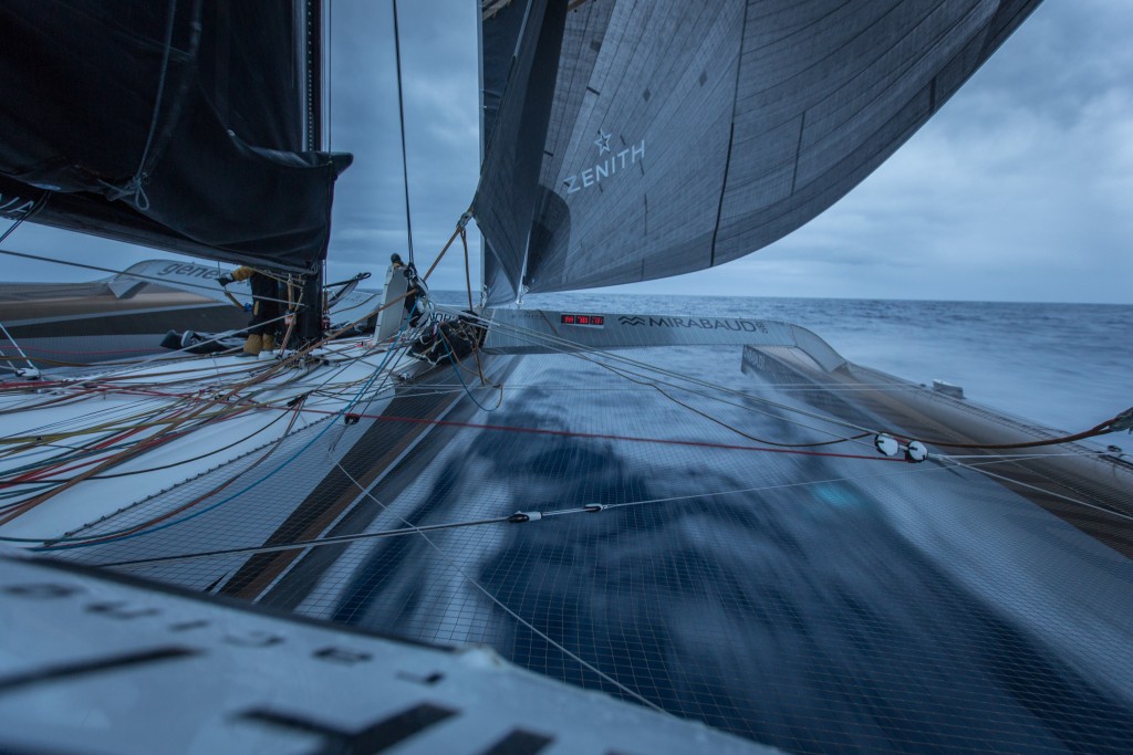 What it really looks like onboard the world's largest racing trimaran ...