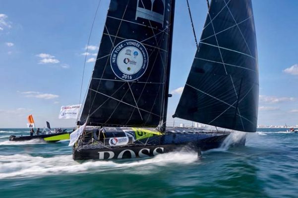 A close-up look at Alex Thomson's Vendée Globe racer Hugo Boss