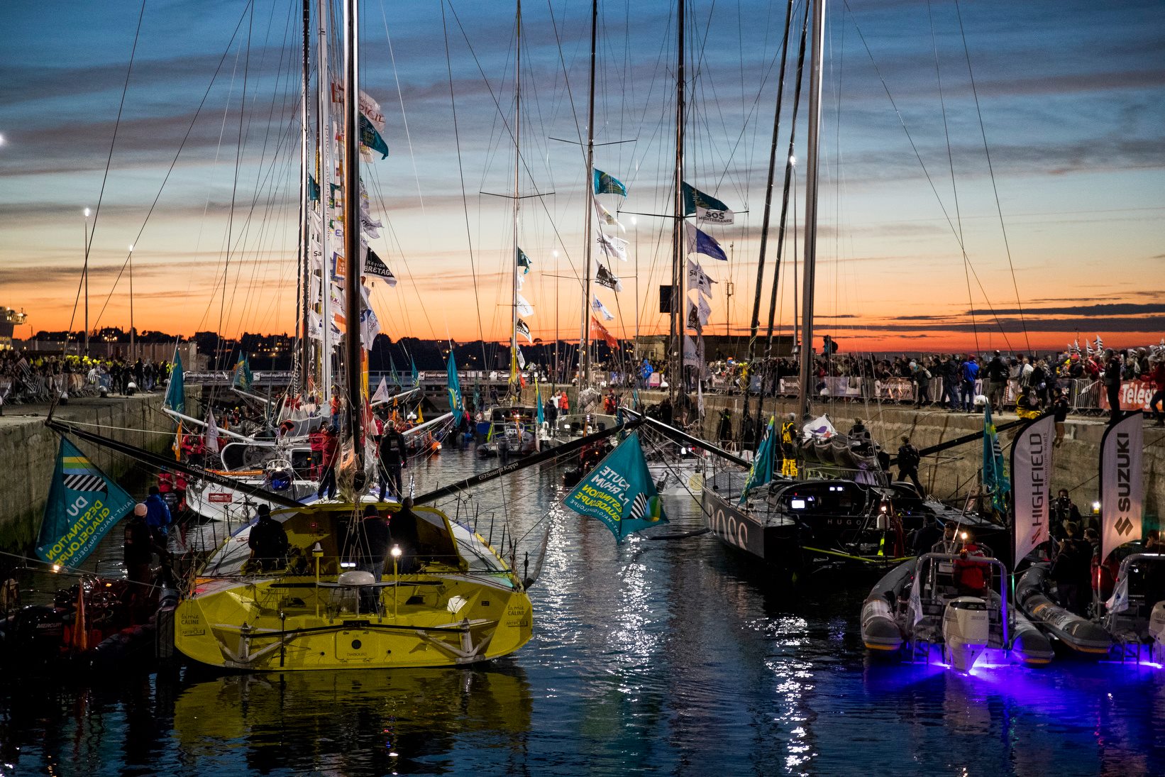 Record fleet sets off for 40th Route du Rhum, with 40-knot conditions ...
