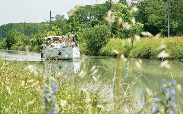 French canals offer a scenic route to the Med for sailing yachts