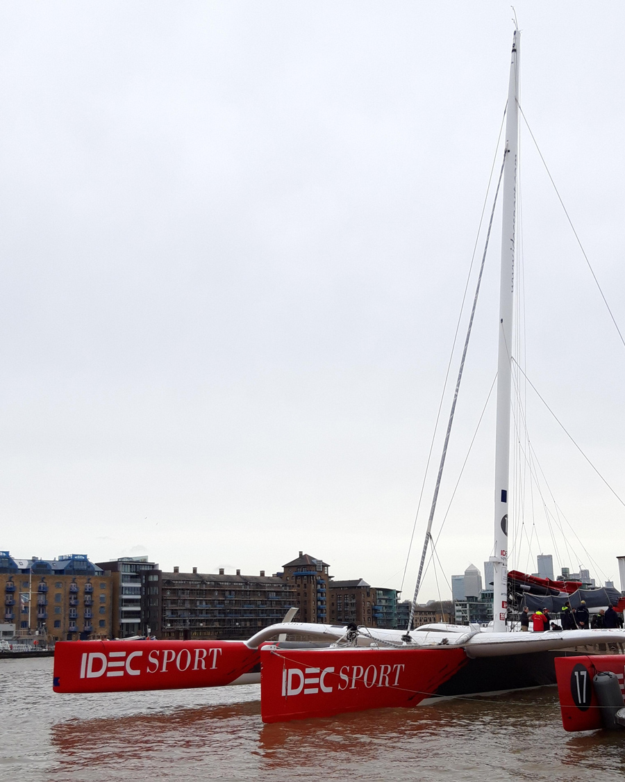 Francis Joyon sets new Hong Kong-London record on IDEC Sport