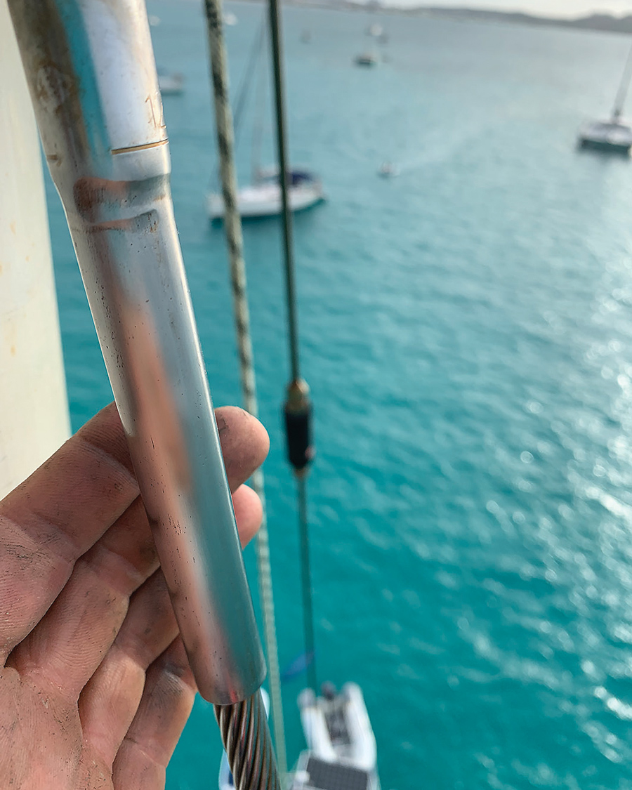 Pip Hare explains when to check and replace your standing rigging