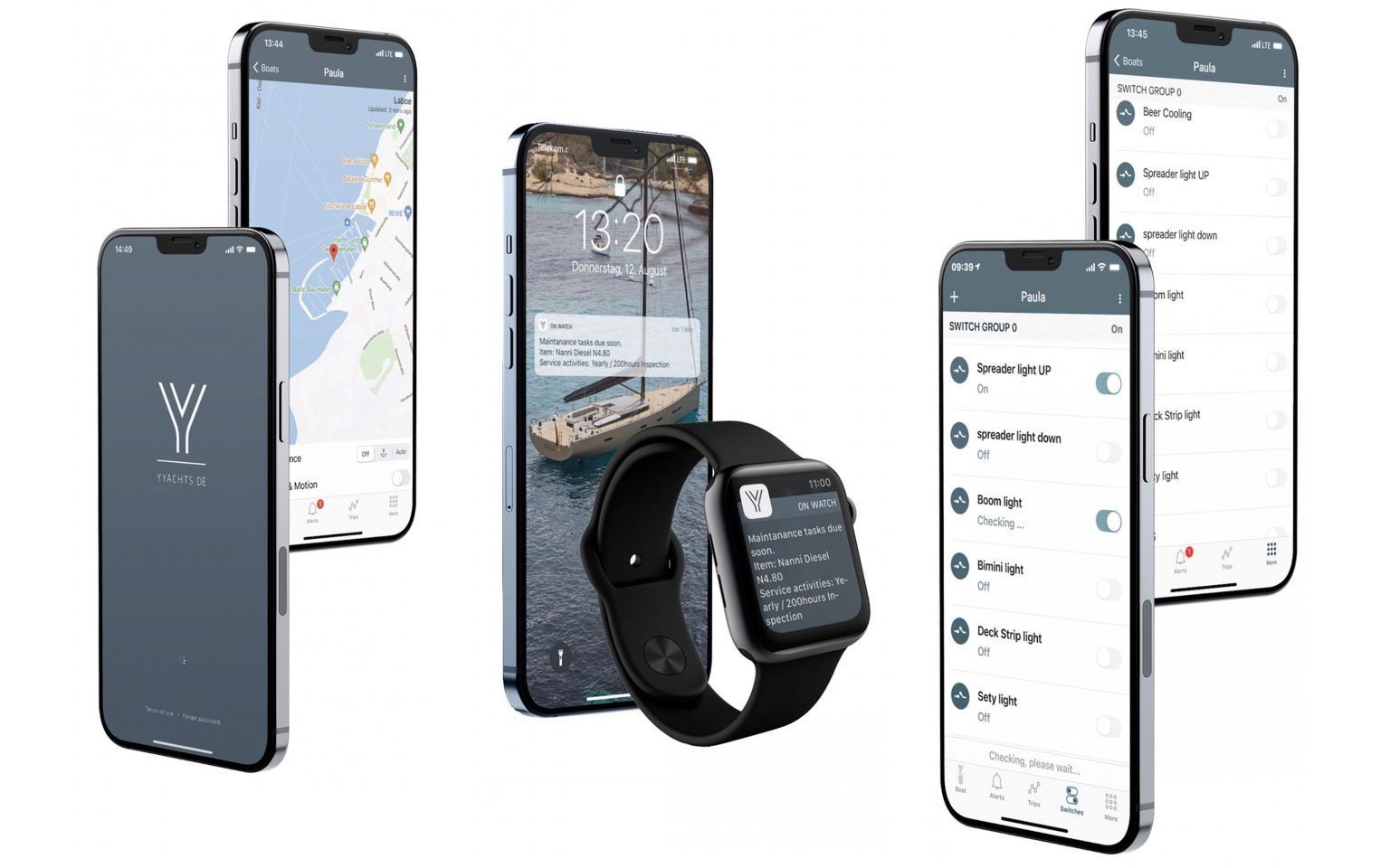 New Gear: Y on Watch – remote monitoring from watch or phone - Yachting ...