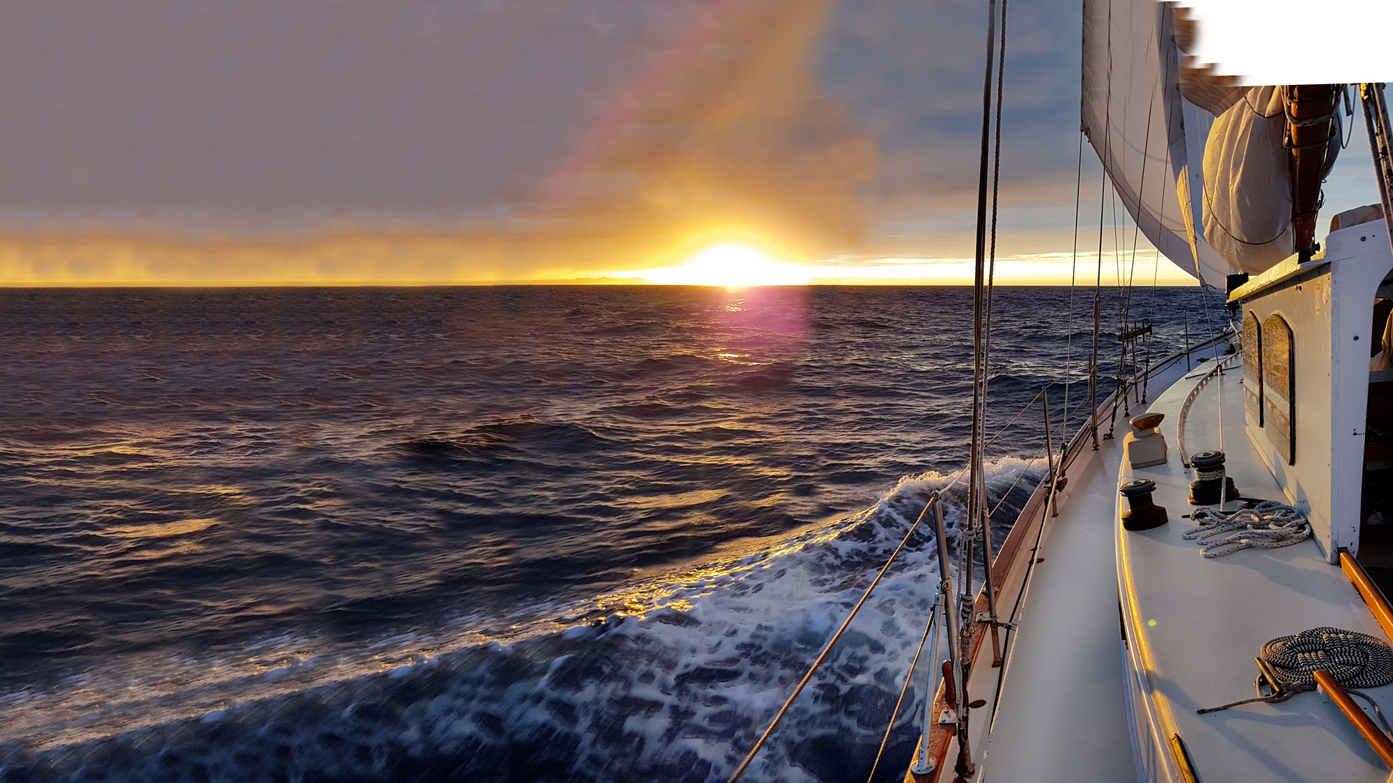 Two sailors’ epic eastbound journey halfway around the globe - Yachting ...