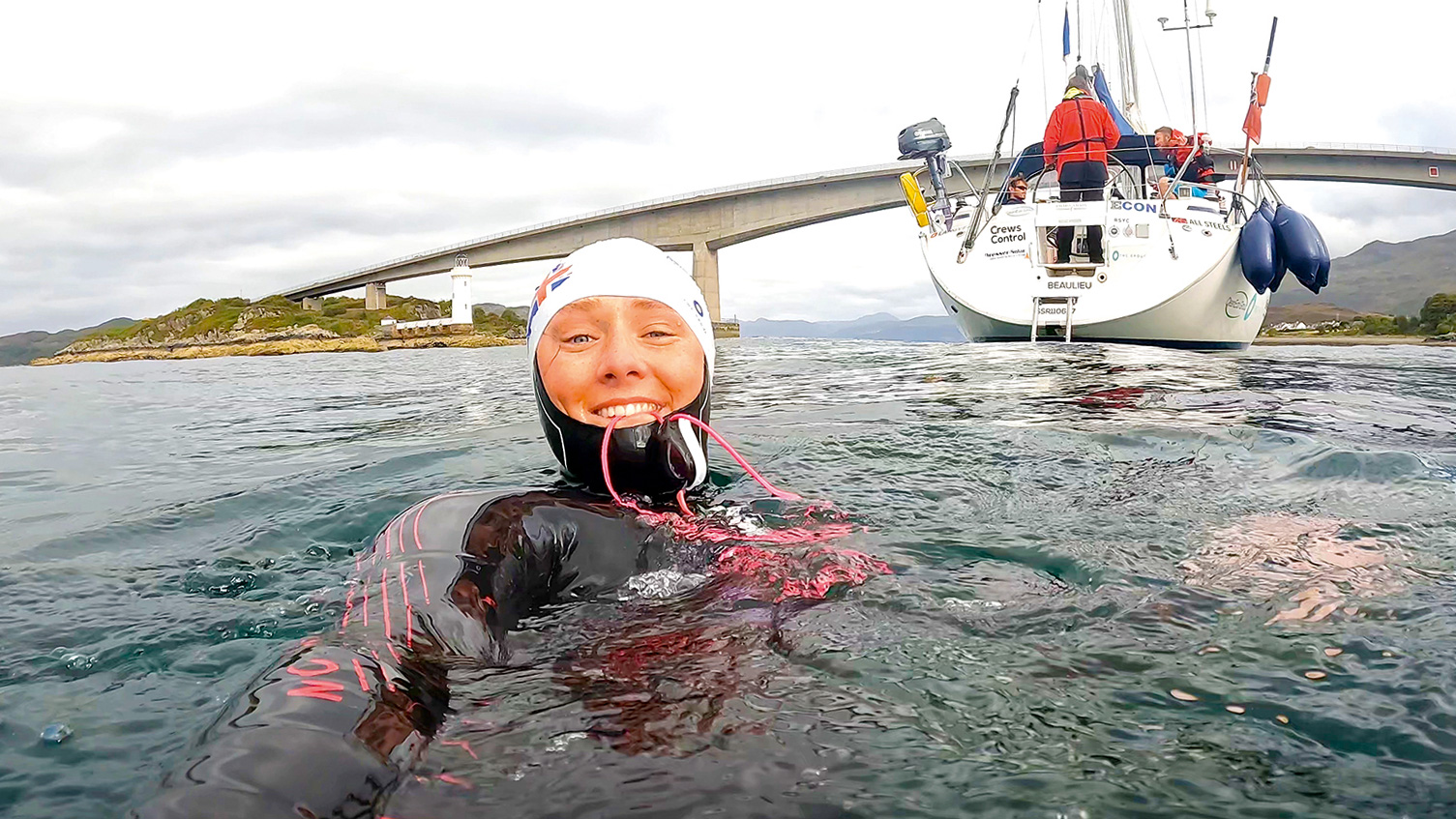 How Jasmine Harrison became the first woman to swim the length of the ...