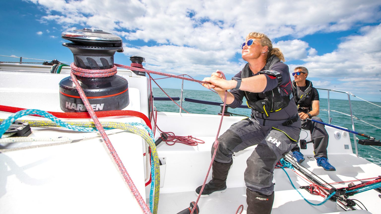 Double handed sailing skills and techniques with Pip Hare