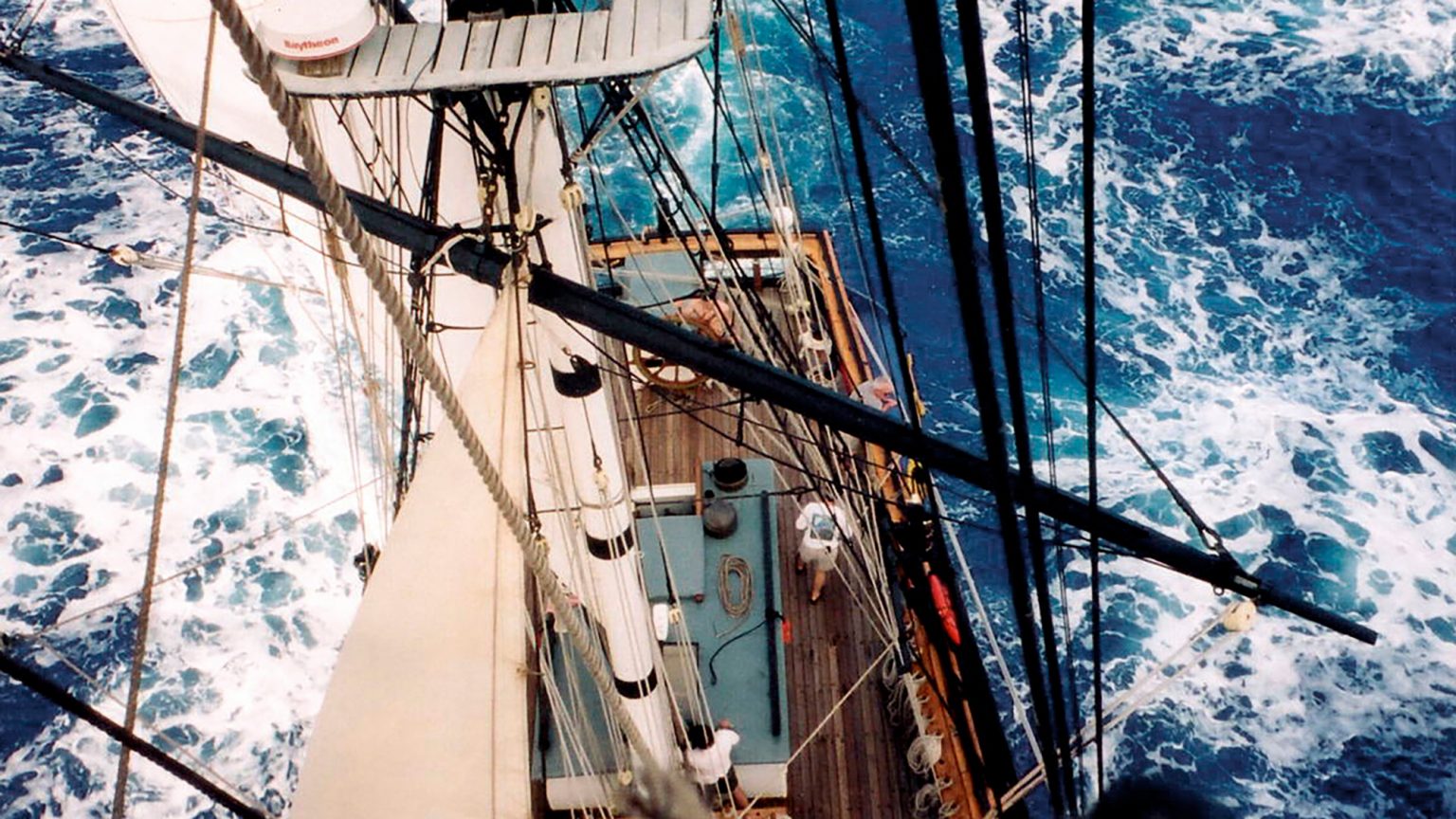 Climbing a square rigger mast in the heart of a storm - Yachting World