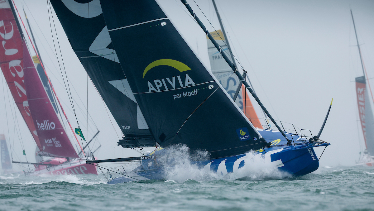 IMOCAs win race to Cherbourg with Macif first monohull in Rolex Fastnet ...