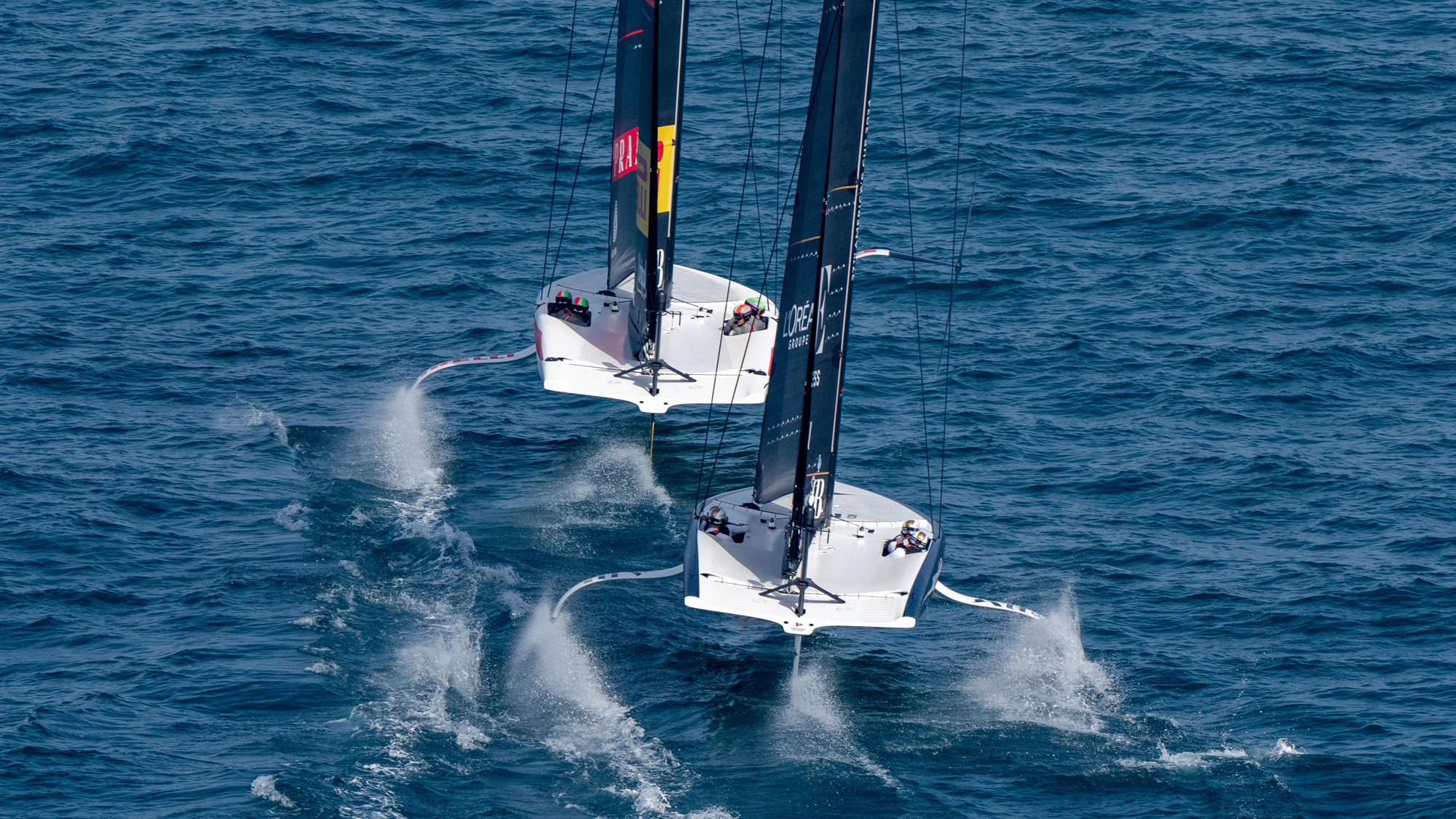 American Magic win first AC40 showdown at America’s Cup Preliminary ...