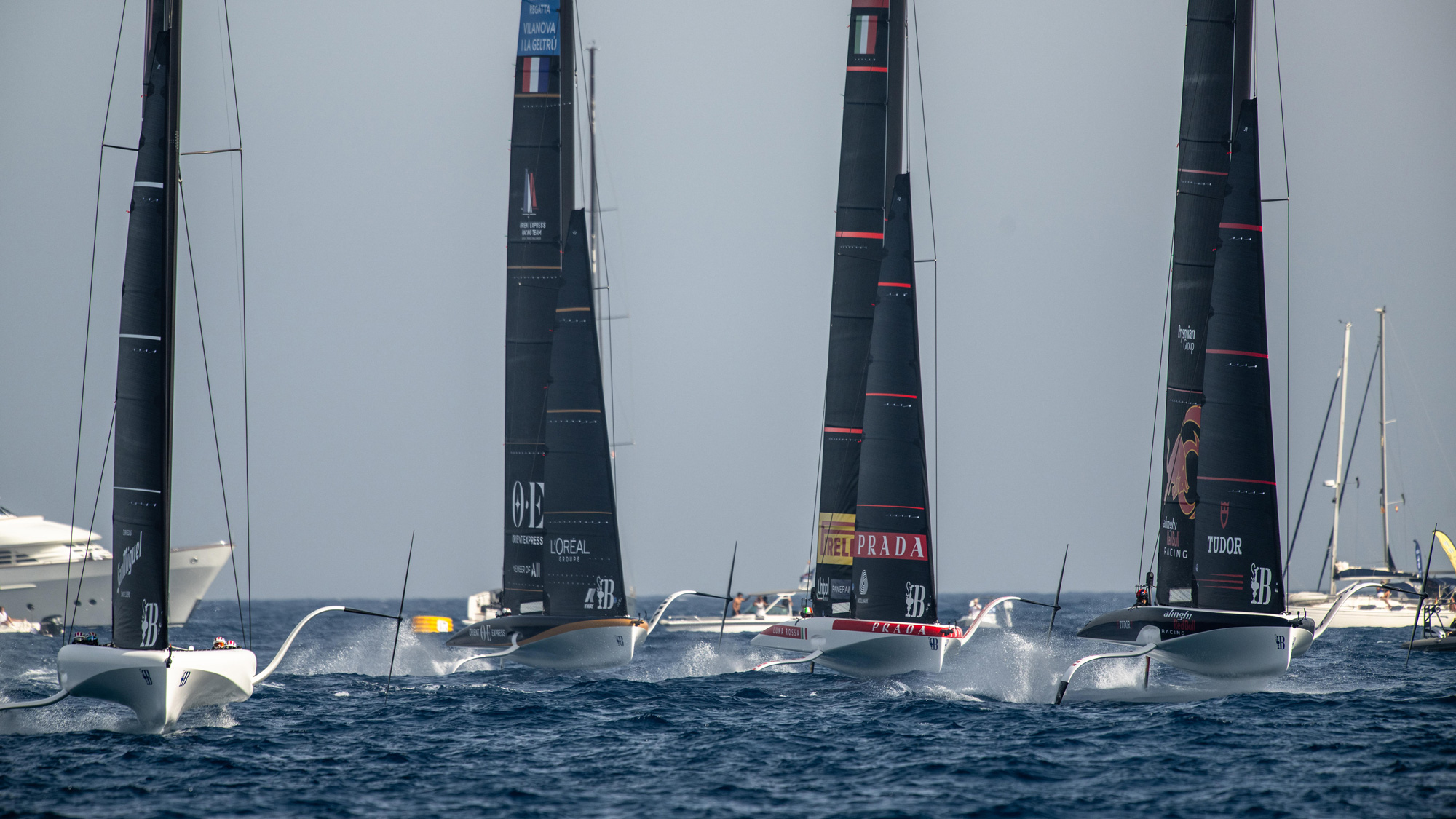 American Magic win first AC40 showdown at America’s Cup Preliminary ...
