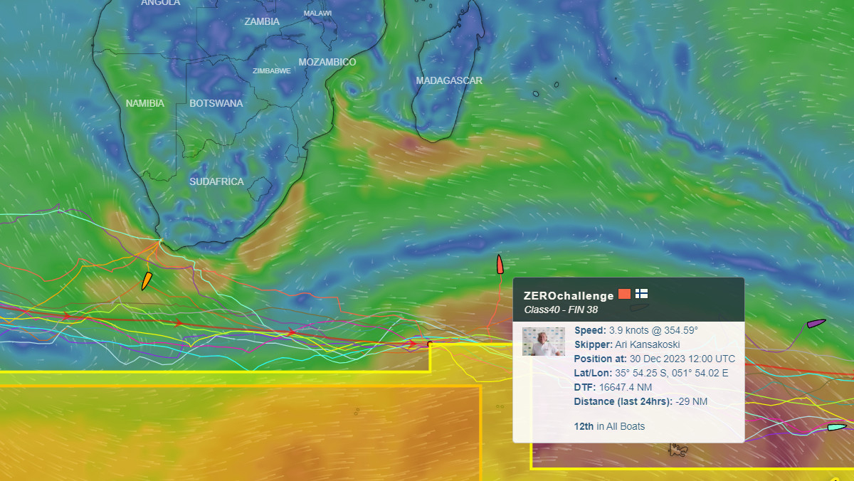 1,200 miles by jury rig in the Roaring Forties - Yachting World