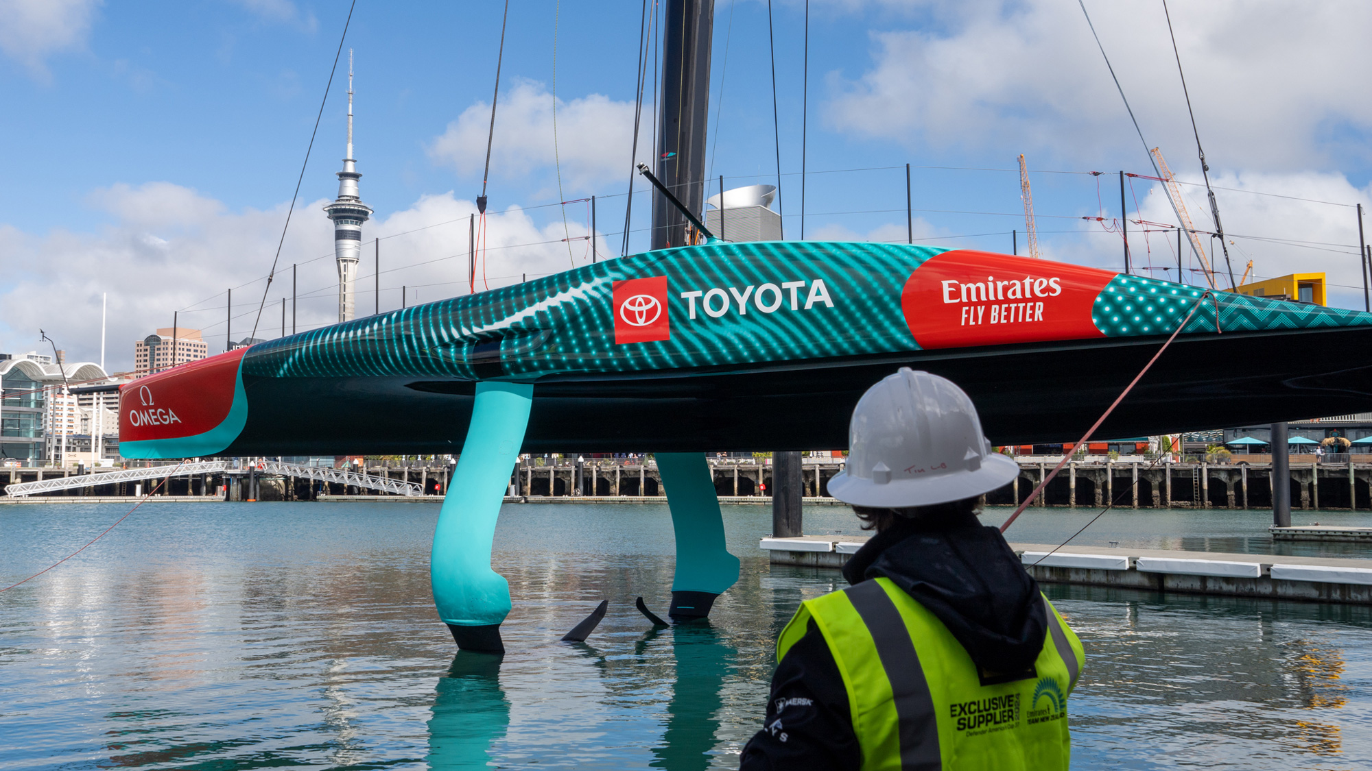 America's Cup Defender, Emirates Team New Zealand launch their AC75