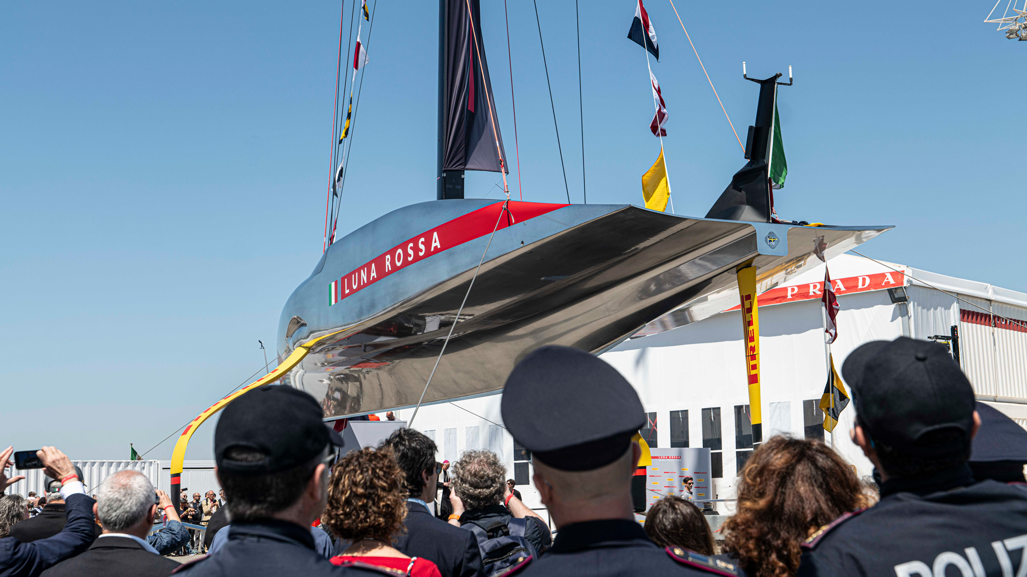 More America's Cup launches as Luna Rossa unveils their AC75