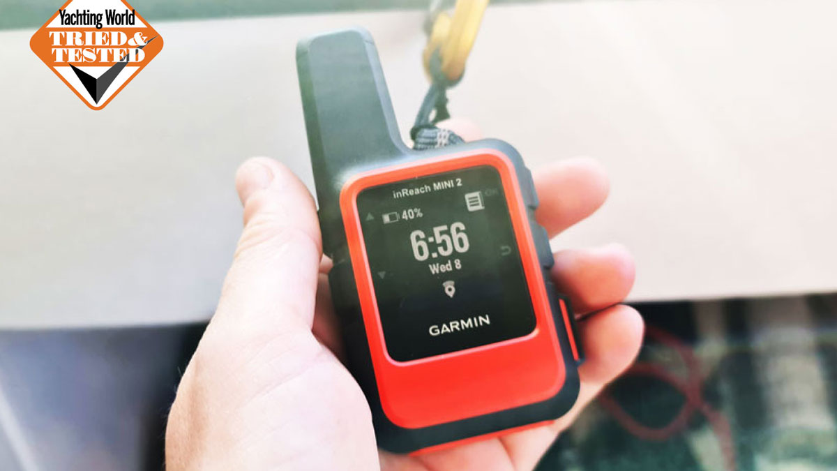Garmin Inreach Mini 2 satellite tracking and texting across an Ocean ...