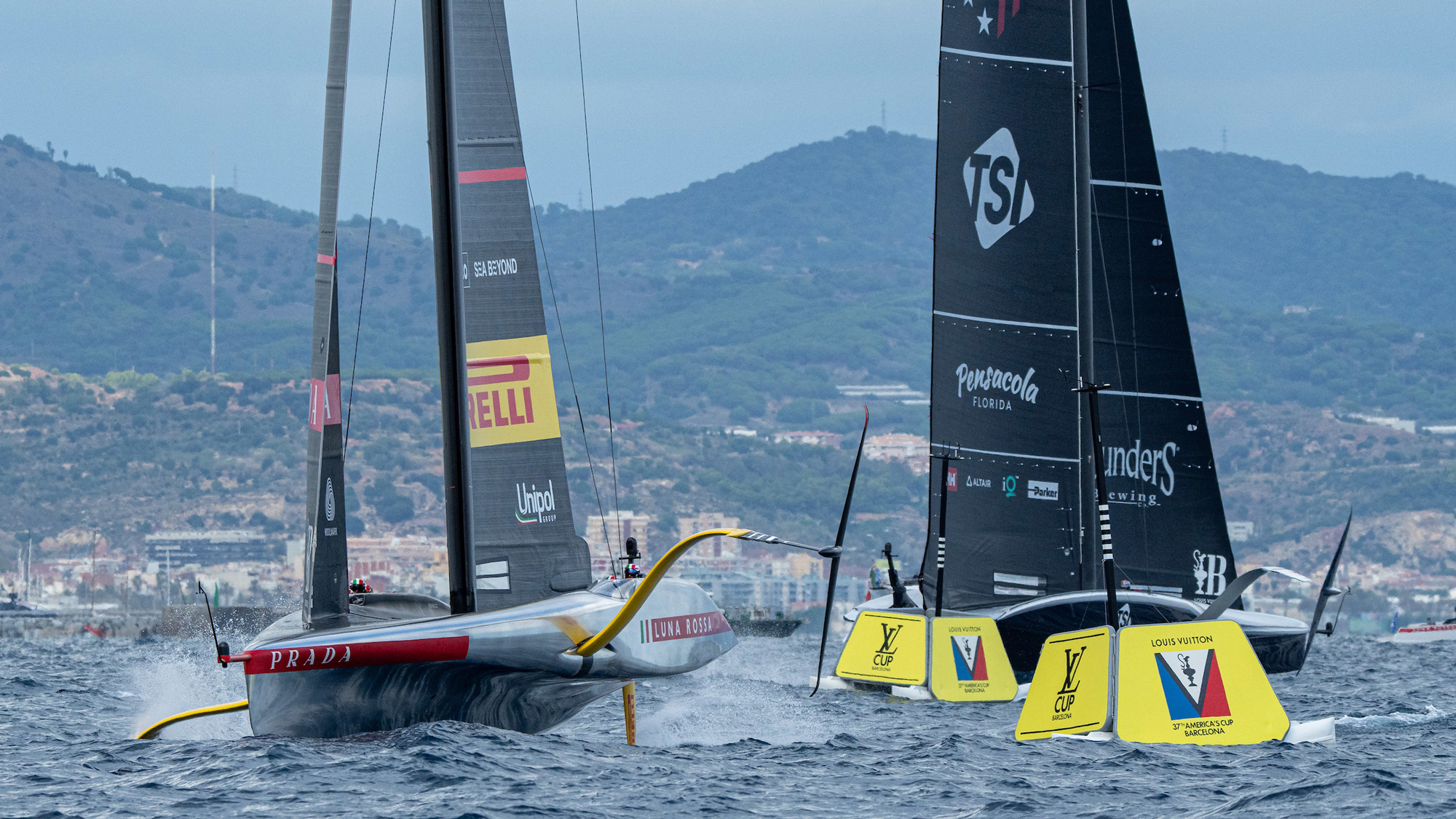 Structural damage to Luna Rossa, 2 wins to the Americans, and INEOS ...